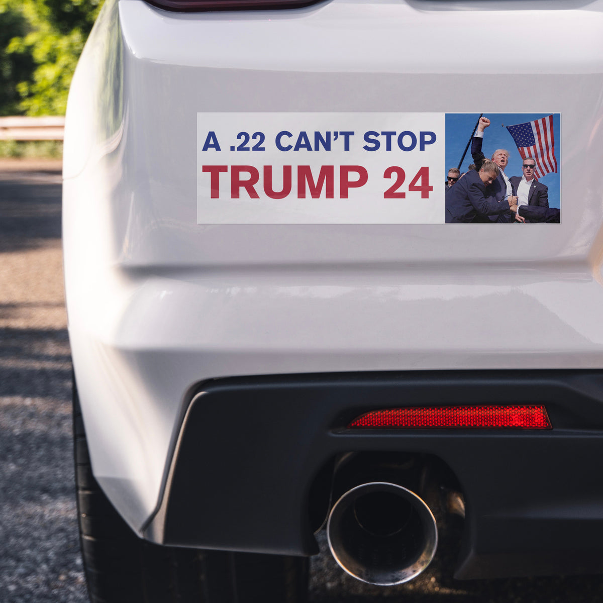 A .22 CAN'T STOP 24 BUMPER STICKER – Military Mental Endurance