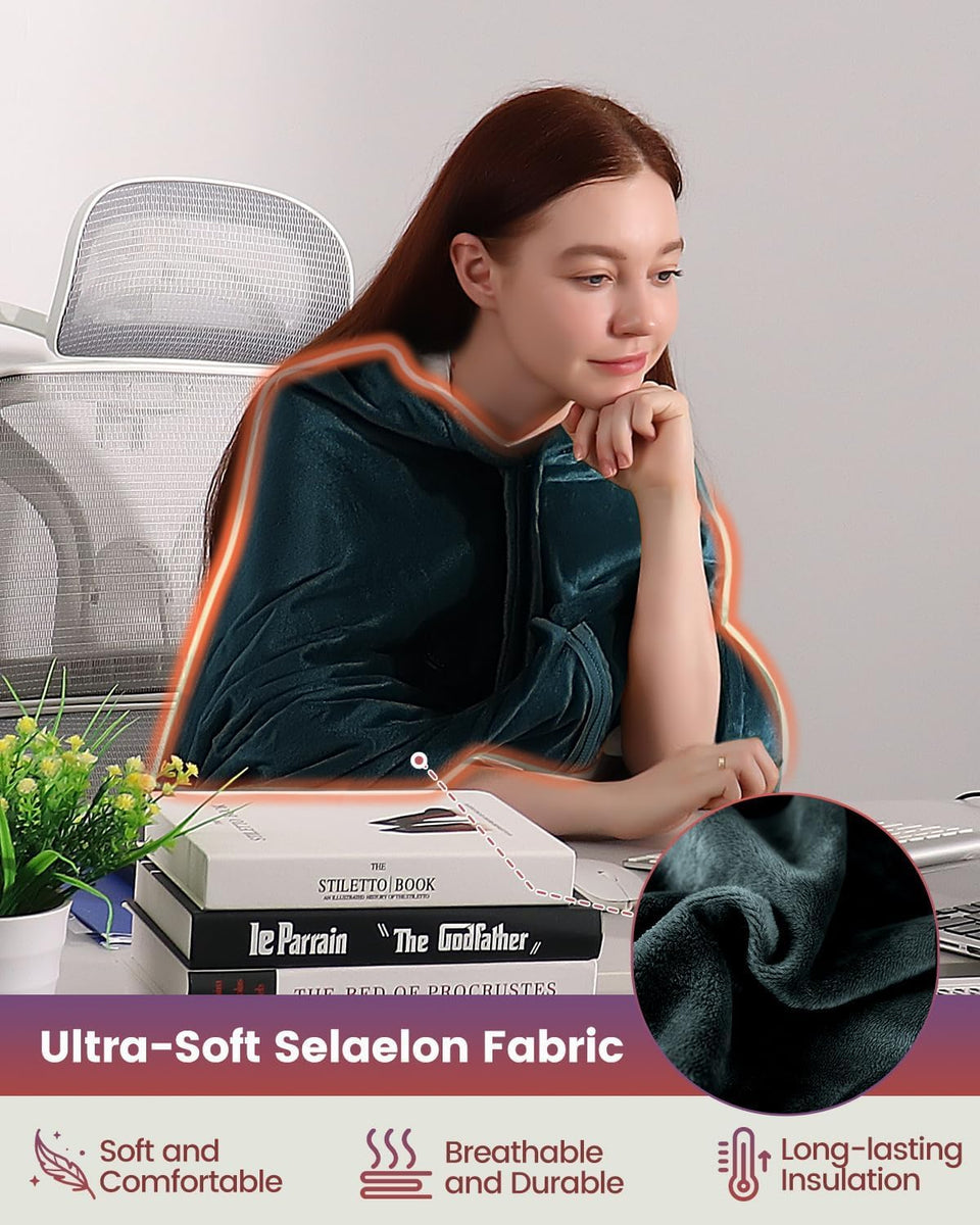 TrailBlazer™ Wearable Electric Heated Robe Blanket – Military Mental ...